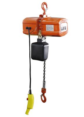 China 0.5t Single Phase Electric Chain Hoist With Drop Forged Steel Suspension & Load Hooks for sale