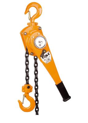 China Compact Mini Lever Block Chain Hoist 0.75t With Enclosed Gear Housing for sale