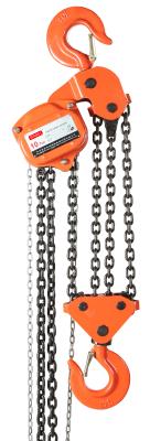 China 10T Manual Chain Block Orange Steel For Warehouse Lifting Use for sale