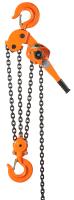 China Manual 9t Lever Chain Hoist Steel Frame Orange For Lifting Use for sale