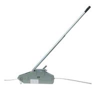 China Aluminium Hand Winch 800kg-5400kg , wire rope pulling hoist, length 20 M, CE/GS certified for sale