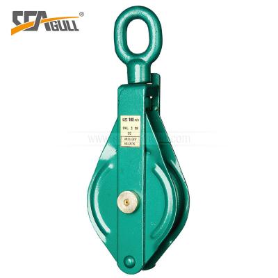 China DY Type 10 Ton Rope Sheaves Pulleys , Sheave Blocks Pulleys With Eye for sale