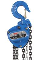 China Steel forged 2 t 3 m Manual Trolley Hoist With Automatic Double Pawl Braking System for sale