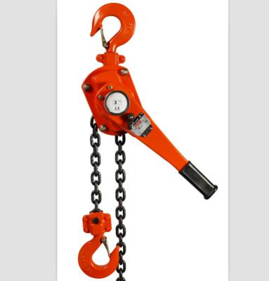 China High Tensile Lifting Manual Lever Block Chain Hoist With Durable Powder Coat Finish for sale