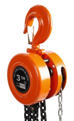 China GS Certified Hand Chain Block Hoist Lightweight Steel Body With Durable Powder Coat for sale