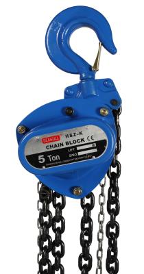 China Construction Hoisting Equipment Manual / Hand Chain Hoist Zn Plating 5 Ton Safety for sale