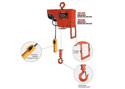 China 200KG Single Phase Mini Electric Chain Hoist Wide Application in Different Domain for sale