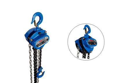 China Custom Color Chain Block / Chain Hoist Manual Automatic Double - Pawl Braking System for sale
