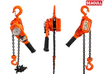 China Anti - Dust Manual Lift Tools Chain Lever Hoist 750kg Capacity Red / Customised for sale