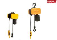 China Aluminium Body 3 PH Electric Chain Hoist With Hook / Ring Lifting Height 3M for sale