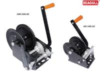 China Windlass Hand Lifting Winch Steel Manual Hand Winch With Single Double Speed for sale