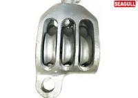 China M.I. Triple Sheave Snatch Block Pulley Capacity 18 Ton , CE GS Certificated for sale