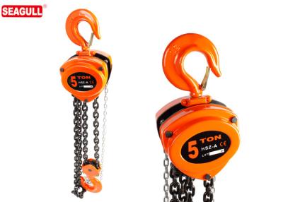 China Orange Heavy Duty Chain Lifter , Chain Pulley Block 30 ton CE GS for sale