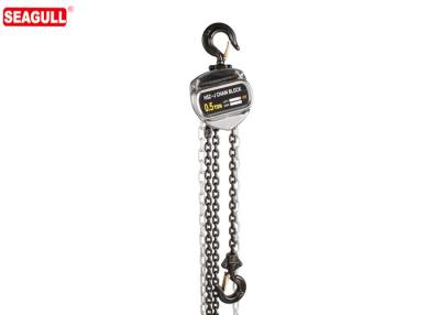 China Mini Long Lift Manual Chain Hoist 500kg With Forged & Heat Treatment for sale