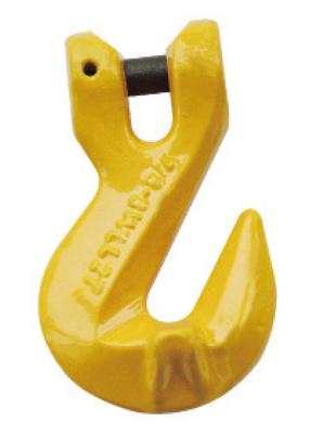 China Yellow Color Safety Rigging Hardware , 8t Forged Clevis Grab Hook SLR086-G80 for sale