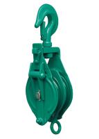 China Hook Type Double Lashing Snatch Block / Pulley Block And Tackle For for sale