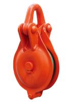 China Side Opening Sheave Block Pulley 5T /  Forged Wire Rope Snatch Block With Shackle for sale