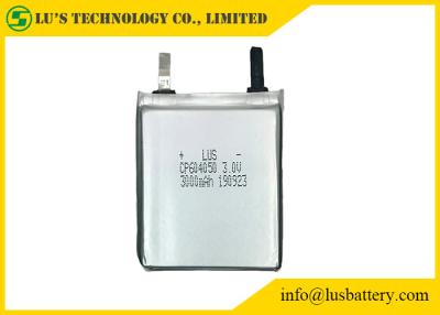 China Non Rechargeable Lithium Polymer Battery CP604050 3 Volt For Trackable Device for sale