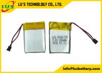 China Smart Card Lithium Ion Battery CP401725 3v 320mah Limno2 Material for sale