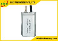 China Soft Ultra Thin Battery 1500mah 3 Volt CP702440 For Electronic Record Tracking Systems for sale