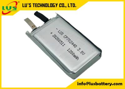 China CP702440 LiMnO2 Battery Ultra Thin Cell 3.0V 1500mAh For Portable Listening Device for sale