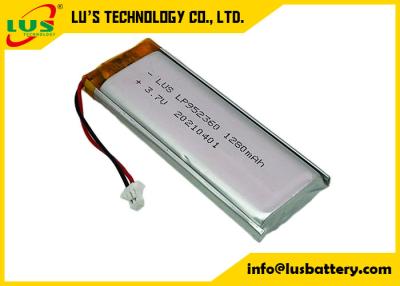 China Lp952360 3.7 Volt Lipo Batteries 1280mah For Communication Equipment for sale