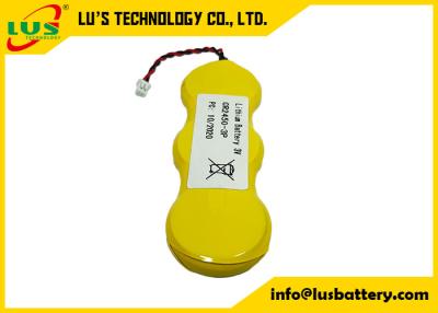 China Cr2450 3.0 Volt 1800 Mah Coin Cell Battery Pack With Customized Terminals for sale