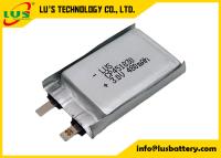 China Flexible Packaging Lithium Manganese Battery CP451830 Thin Lithium Ion Battery 3V 480mah for sale