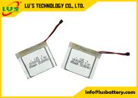 China Customized Limno2 Pouch Cell Battery CP253428 3.0 Volt 450mah Primary Li Battery For Tag for sale