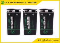 China CR9V 1200mAh 9v LiMnO2 Battery Non Rechargeable Cell For LED Light for sale