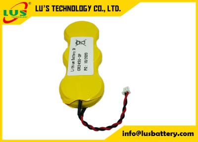 China 1800mah Button Cell Battery Pack 3P CR2450 3V Coin Batteries For Electronics Label SES for sale