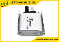 China CP1202425 Pouch Lithium Manganese Battery 3V 1100mah Ultra Thin Cell For PCB Mounting for sale