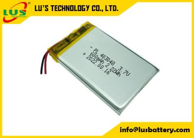 China 600mah 3.7v 303450 Battery Lipo Battery For Intelligent Fill Lamp LP403048 LP303065 for sale