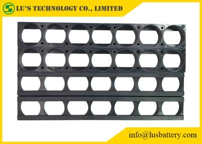 China Black Plastic Honeycomb 18650 Holder Hexagonal Cell 21700 Battery Spacer for sale