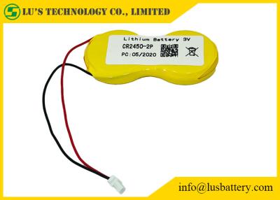 China IMOS 2P CR2450 Lithium Battery 1200mah 3V With 51021 E 35mm For Digital Signage for sale