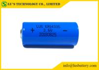 China 2/3AA ER14335 Lithium 3.6 V Battery 1.65Ah Lithium Thionyl Chloride Cell For Smoke Alarms for sale
