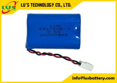 China ER17505 3.6V 3.6Ah Non Rechargeable Battery Lithium Thionyl Chloride Cell A Size for sale