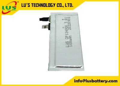 China CP144920 150mah 3v Ultra Thin Soft Pack Li Mno2 Battery Lithium Manganese Dioxide Battery for sale