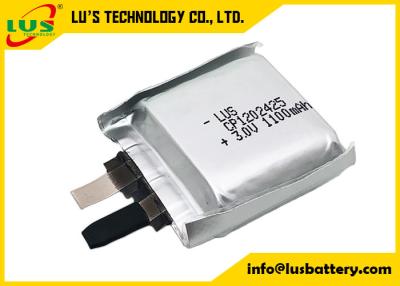 China 3V 1100mAh LiMnO2 Thin Cell CP1202525 CP1202626 CP1202828 Ultra Thin Foil Battery for sale