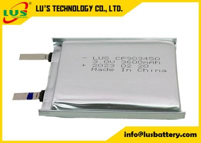 China CP903450 CP903550 LiMn02 Lithium Not Rechargeable Battery For IOT Solutions for sale