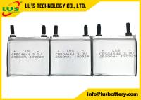 China Ultra Thin LiMnO2 Lightweight Lithium Battery 3V 2500mah CP504644 for sale