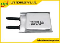 China Lithium Manganese Dioxide Ultra Slim Battery 3.0v 320mah Replacement for sale