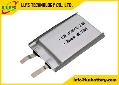 China Primary Lithium Ion Polymer Battery CP302030 CP203830 Li Mno2 Battery 3.0V 350mAh For Tag Device for sale