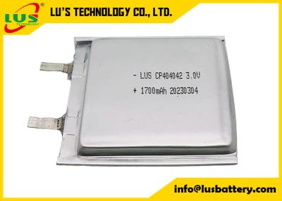 China 3V Lithium Battery Ultra Slim Batteires 1700mAh CP404040 Lithium Metal Battery Cell In Soft Pack for sale