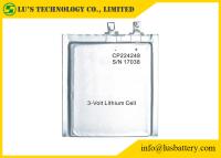 China CP224248 Lithium Battery 3.0V 850MAH Ultra Slim Battery 3v thin cell for sale