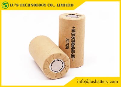 China Ni-Cd SC1800mah 1.2 Volt Rechargeable Batteries For Battery Packs / Remote Control Toys for sale