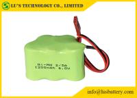 China 6V NIMH 1.2 V Rechargeable Battery Nickel Metal Hydride Size 2/3A 1200mah for sale
