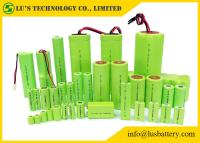 China Cylindrical Single Cell 1.2 V Rechargeable Battery Nickel Metal Type Low Self Discharge for sale
