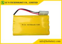 China Ni-cD AA700mah 9.6V Rechargeable Batteries Nickel Cadmium 9.6 Nicd Battery Pack for sale