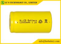 China Low Self Discharge 3500mah 1.2 V Nicd Rechargeable Batteries Wide Temperature Range for sale